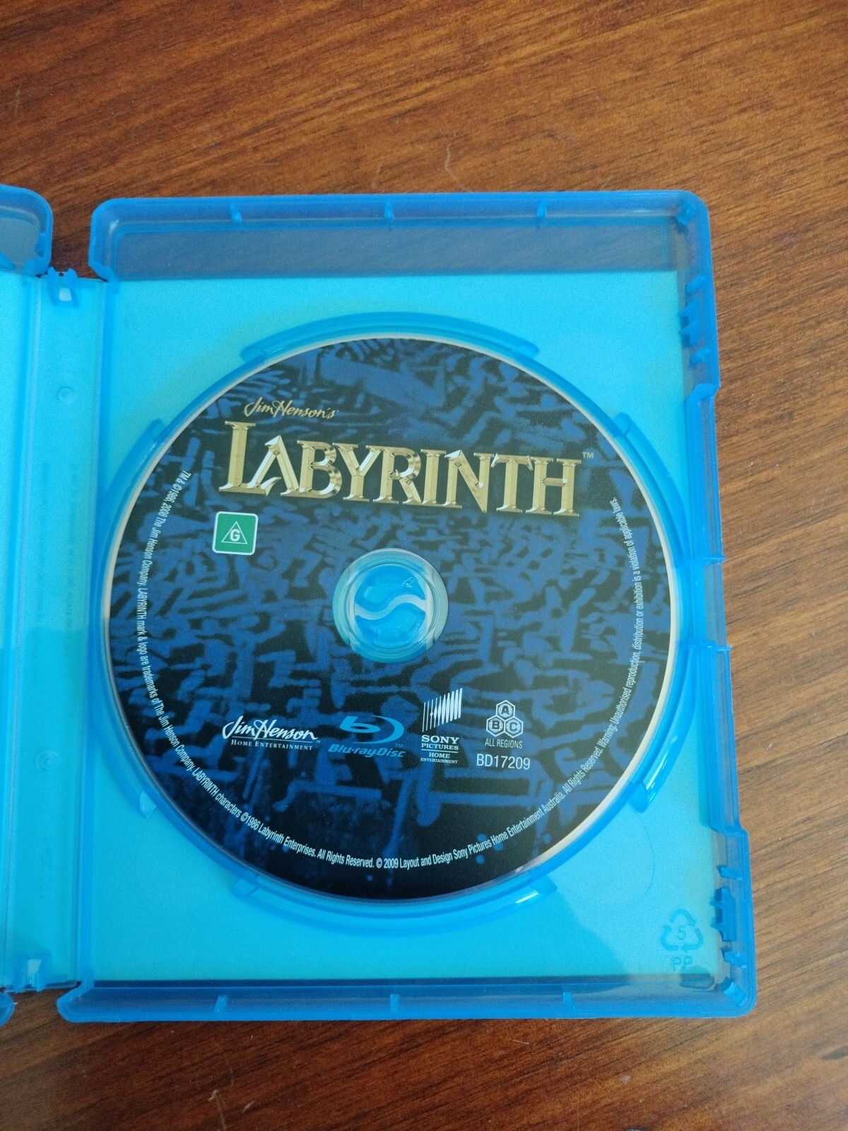 Labyrinth (Blu-ray, 1986) Fantasy David Bowie Region B Free Postage 9317731064401 | eBay