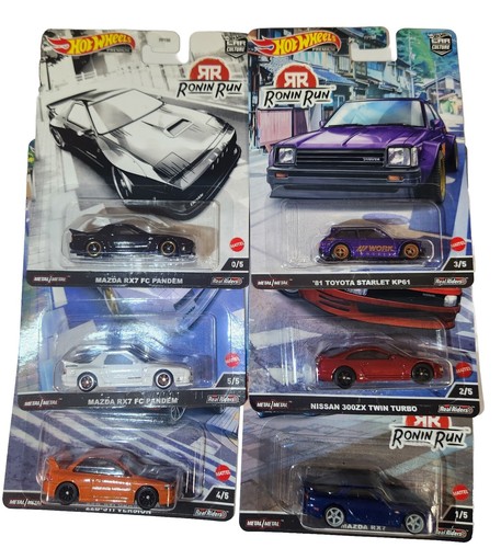 Hot Wheels Car Culture Ronin Run Set Of 6 With CHASE | eBay
