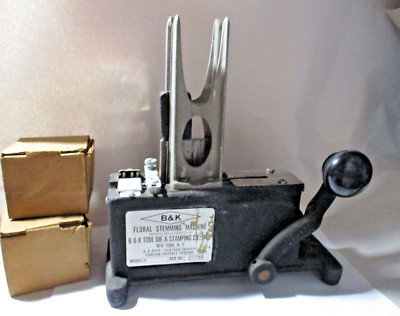 B&K Floral Stemming Machine "H" Flower Stem Floral Crimping Florist ...