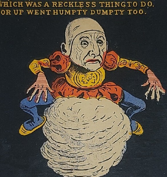 Victorian Weird Humpty Dumpty Sea Foam Gantz Jones & Co | eBay