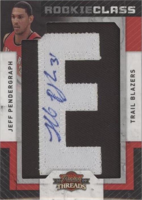 2009-10 Panini Threads - Rookie Class Jeff Pendergraph #129 /660 (AU ...