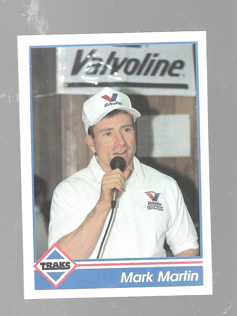 1992 Traks Mark Martin 38 NASCAR Auto Racing Card Vintage | eBay