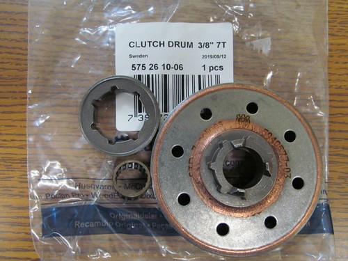GENUINE OEM HUSQVARNA CHAINSAW CLUTCH DRUM KIT 555, 562XP 575261004 ...