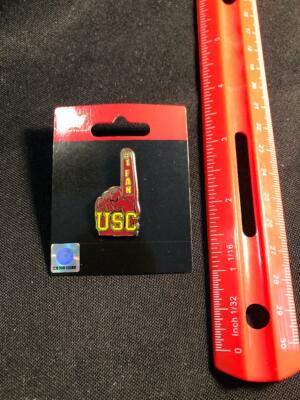 NEW USC TROJANS #1 Fan Pin - NCAA Licensed - University of Southern ...