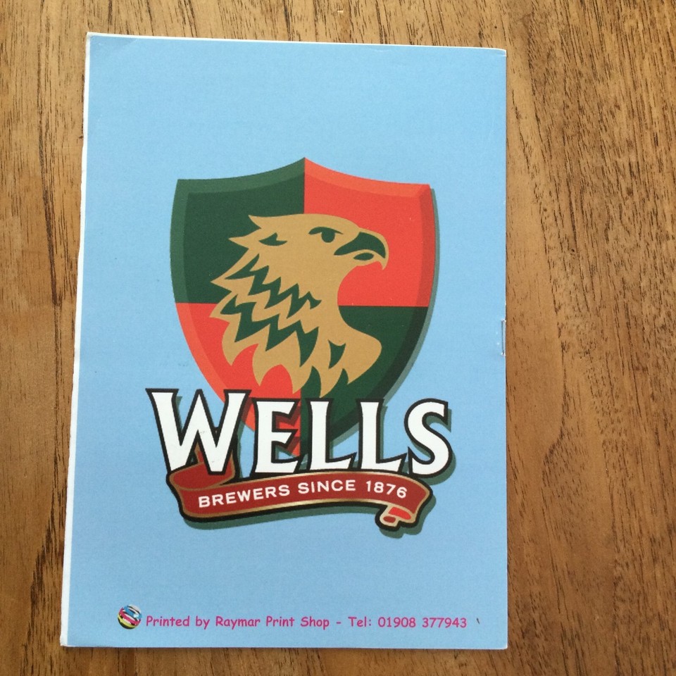 New Bradwell St.Peter v Wolverton Town Football Programme. 2013. Sam ...