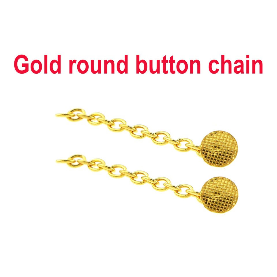 10Pcs Dental Ortho Traction Chains Round /Rectangular Button Chains ...