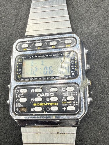 Casio CFX-200 Scientific Calculator Vintage Digital Watch Rare 1980s | eBay