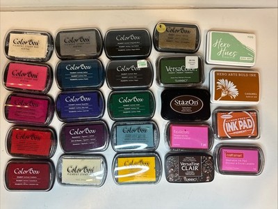 ColorBox Pigment Stamp Pads • 24 Colors New & Open Ink Pads For Stamps ...