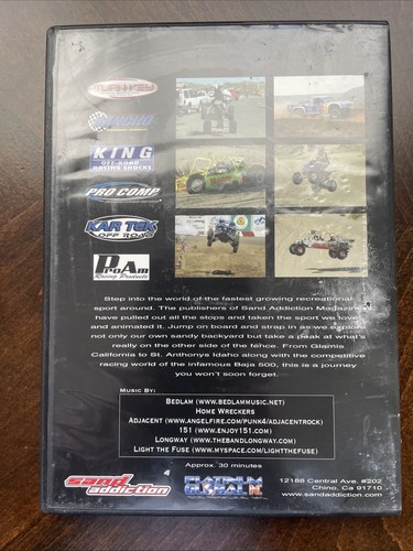 Sand Addiction The Movie (DVD) - Desert Dune Buggy Racing Documentary ...
