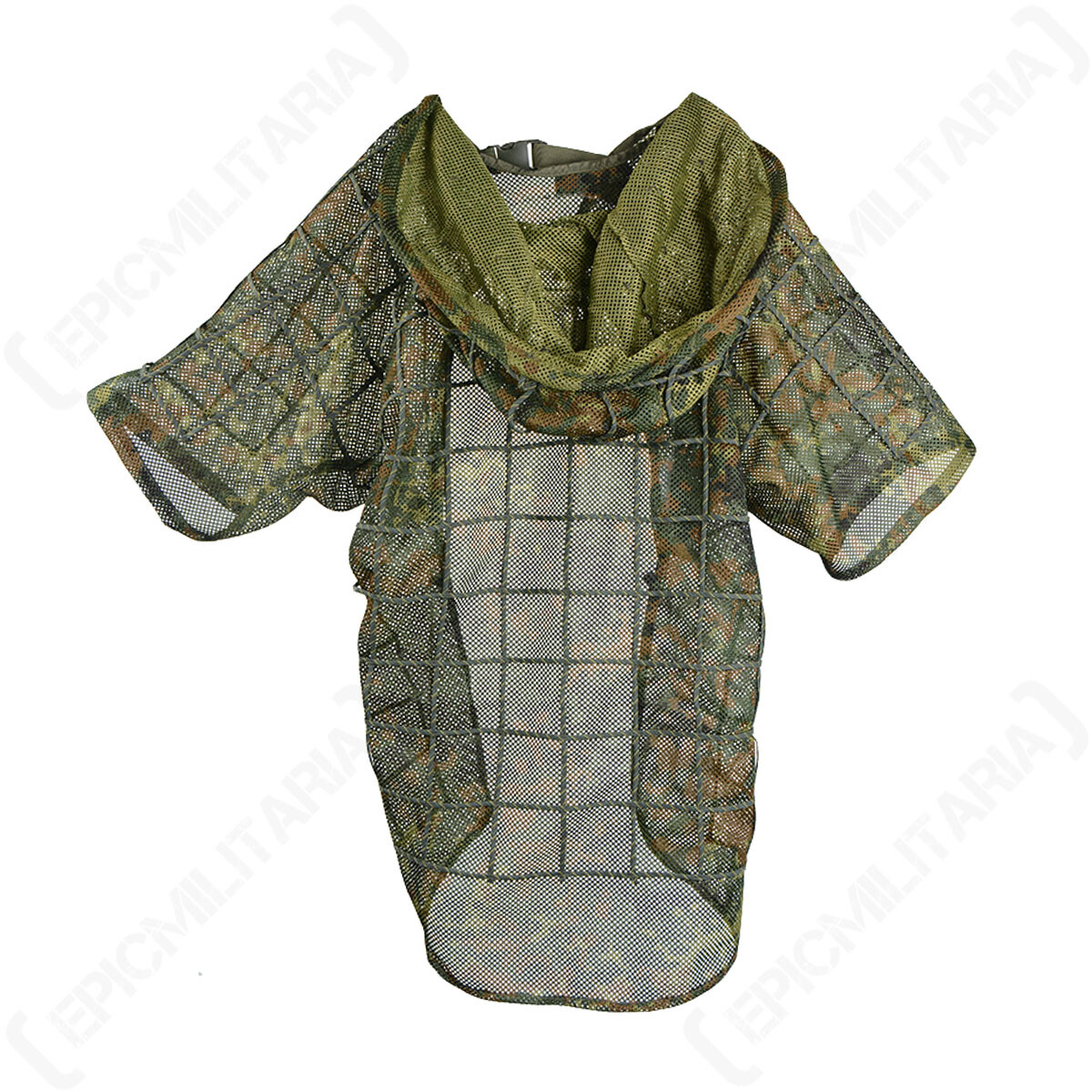 Flecktarn Ghillie Sniper Cape - Outdoor Paintball Airsoft Camo Print ...