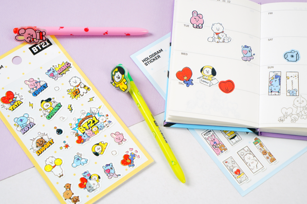 BTS BT21 OFFICIAL STATIONERY MYSTERY BAG | eBay