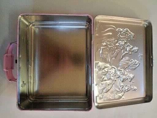 Disney Princesses Metal Lunchbox Belle Cinderella Rapunzel Sleeping ...