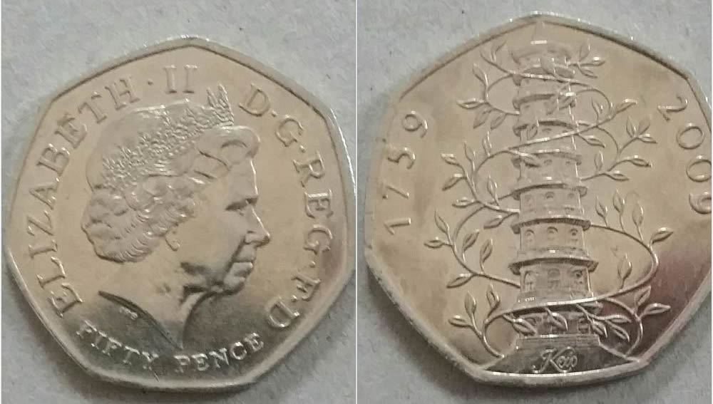 Kew Gardens 50p Value | Fasci Garden