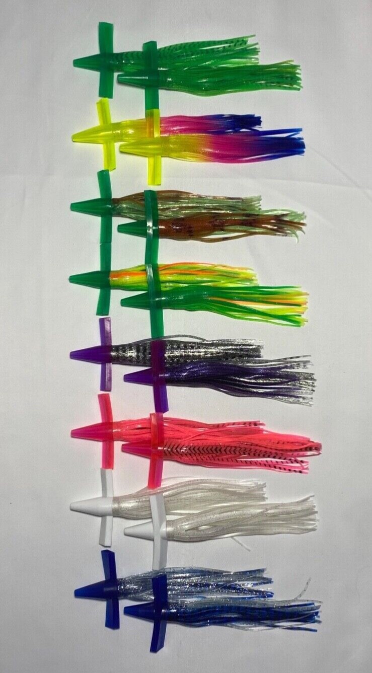 THREE 9” TEASER TUNA BIRD, MAHI, BILLFISH, PELAGIC SPLASH BIRD FISHING ...