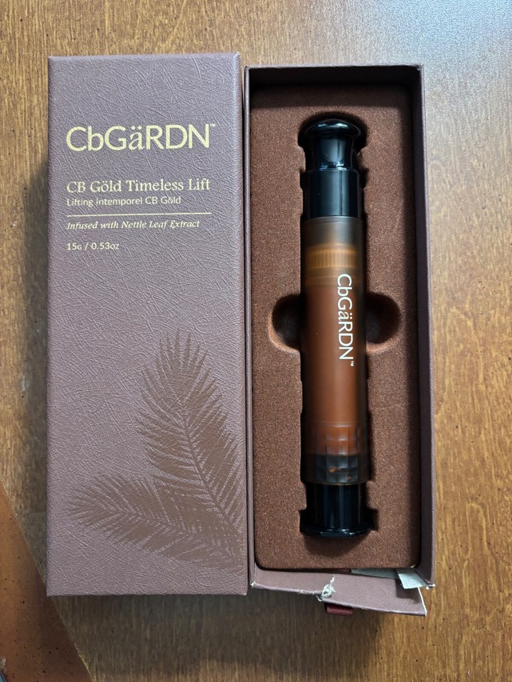 CbGäRDN CB Göld Timeless Lift Eye Cream Syringe Infused with Nettle ...