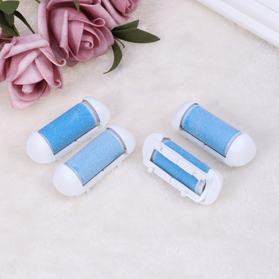 4 Pcs Foot Shaver Callus Remover Pedicure Roller Scrub Replacement ...