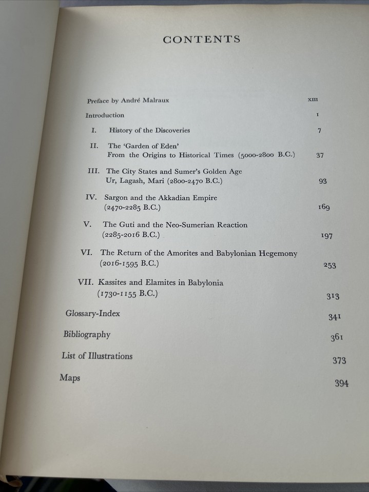 Sumer The Dawn Of Art 1st Edition Rare Art Hardcover Book | eBay