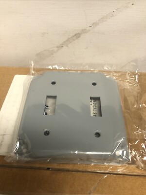 1900 Box Double Switch Plate~4" Raised 2 SWITCH COVER~Steel | eBay
