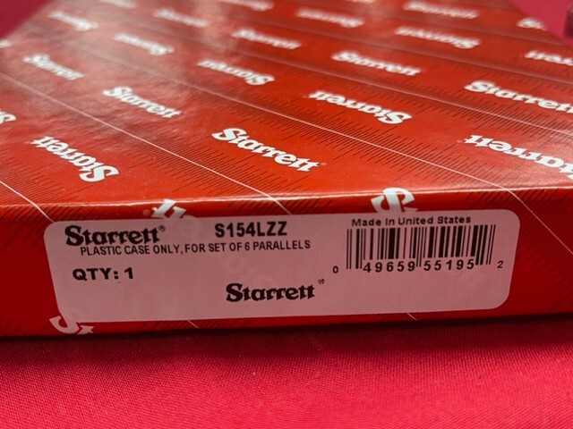 Starrett S154LZZ CASE ONLY for S154LZ Adjustable Parallel Set of 6 | eBay