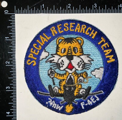 USAF Special Research Team 7th Fighter Wing F-4EJ Japanese Made Patch ...