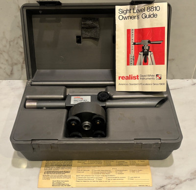 DAVID WHITE REALIST Sight Level 8810 W CASE FREE SHIPPING | eBay