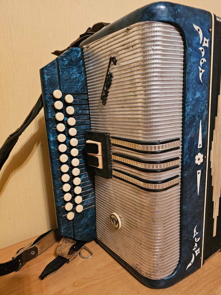 Garmoshka Button Accordion Belarus Vintage GARMON HARMONICA | eBay