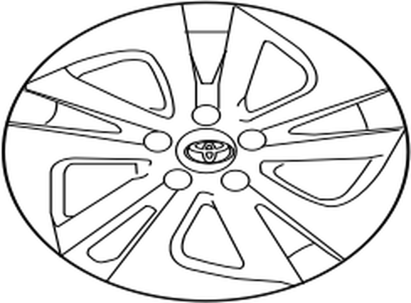 42602-47180 Toyota Cap, wheel 4260247180, New Genuine OEM Part | eBay