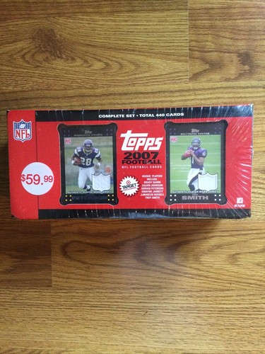 2007 Topps Football Sealed Target Exclusive Set-Adrian Peterson Rc ...