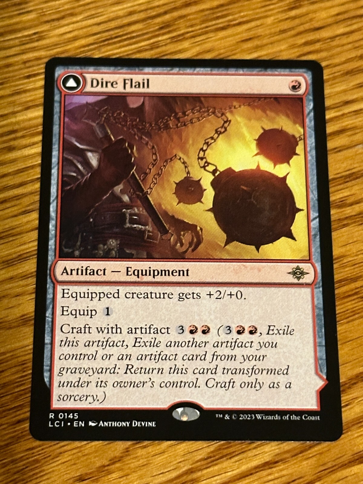 MTG Lost Caverns Of Ixalan, Dire Flail | eBay