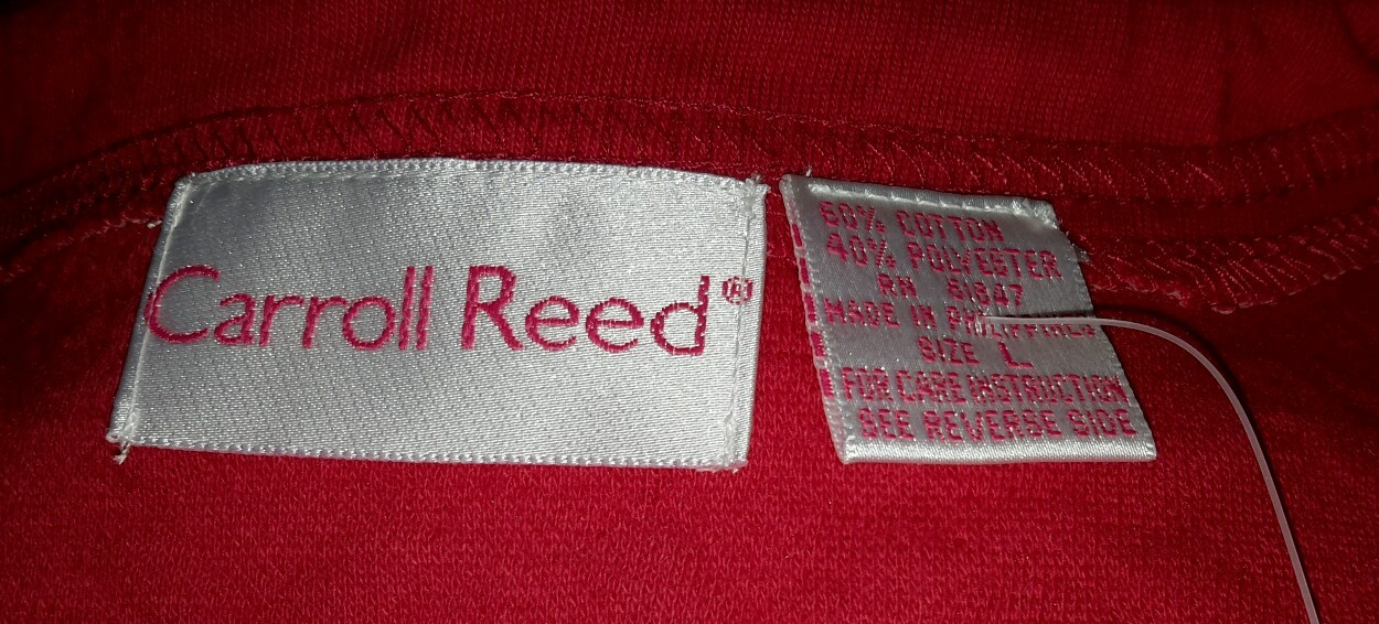 NOS Carroll Reed Diamond Embossed Textured Cardigan Sweater Jacket ...