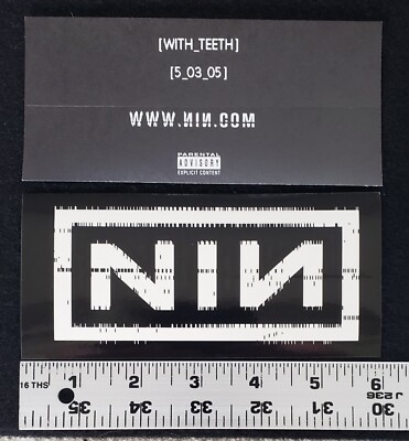 Nine Inch Nails With Teeth Rare Original 2005 Record Label Promo ...