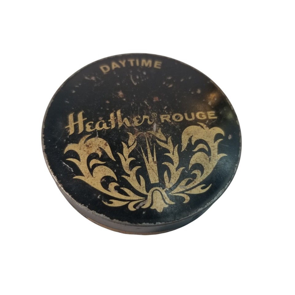 Vintage Makeup Lot Heather Rouge Faberge Lip Stick Cosmetics Blush Tins ...