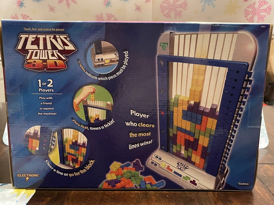 Tetris Tower 3D Electronic Game By Radica 2003 Complete Works Fun ...