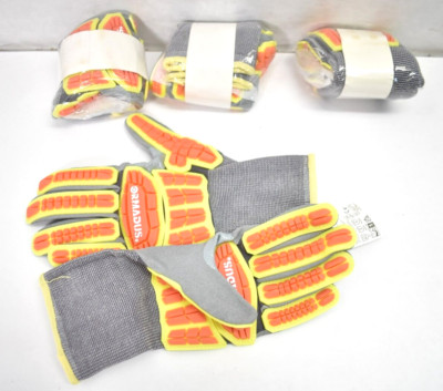 Lot of 4 Pairs Ormadus Fastenal Impact Resistant Gloves Small Size 7 ...