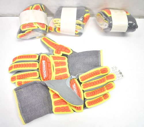 Lot of 4 Pairs Ormadus Fastenal Impact Resistant Gloves Small Size 7 ...