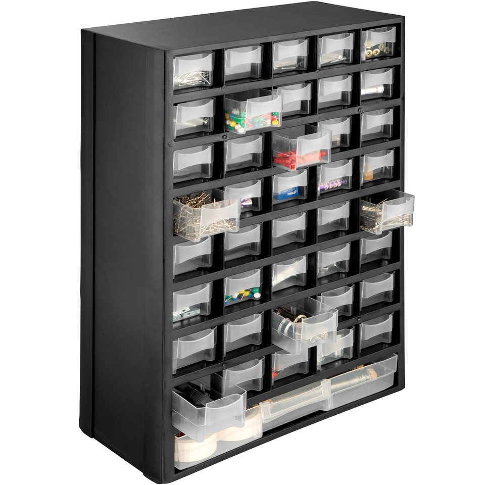 Screw Organiser Box with 41 Drawers Storage Cabinet Nails Bolts Craft ...