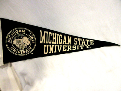 Michigan State University Full Size Felt Pennant | eBay