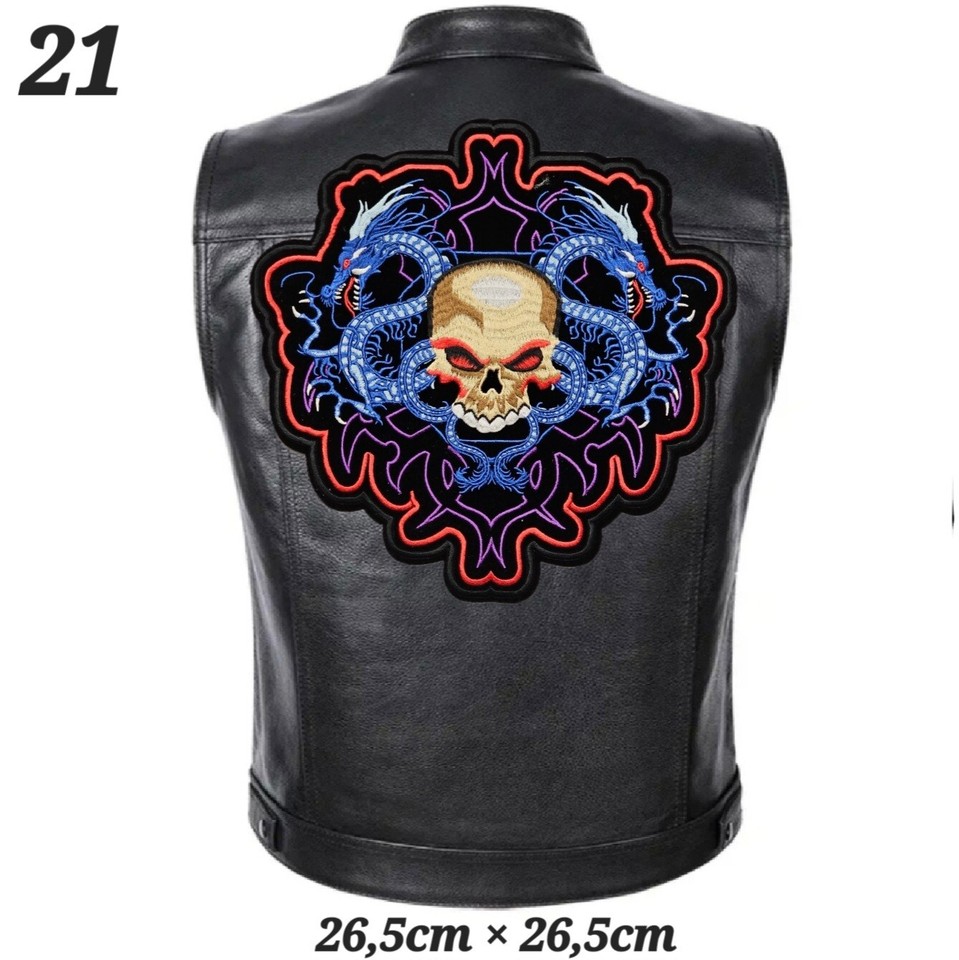 Flicken zum Aufnäher Aufbügler Patch Biker Motorrad Custom Kutte Rücken ...