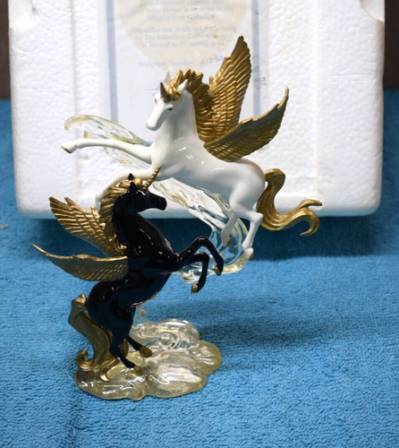Vintage Hamilton Collection "Love Soars Eternal" Winged Unicorns P-3 | eBay