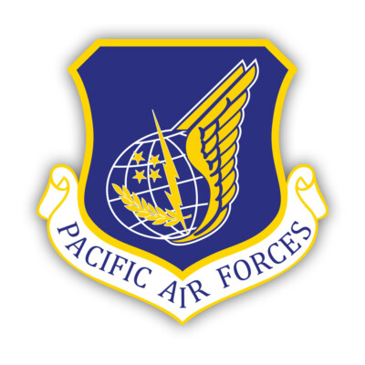 Pacific Air Forces Insignia Sticker Decal - Weatherproof - pacaf 5 af ...