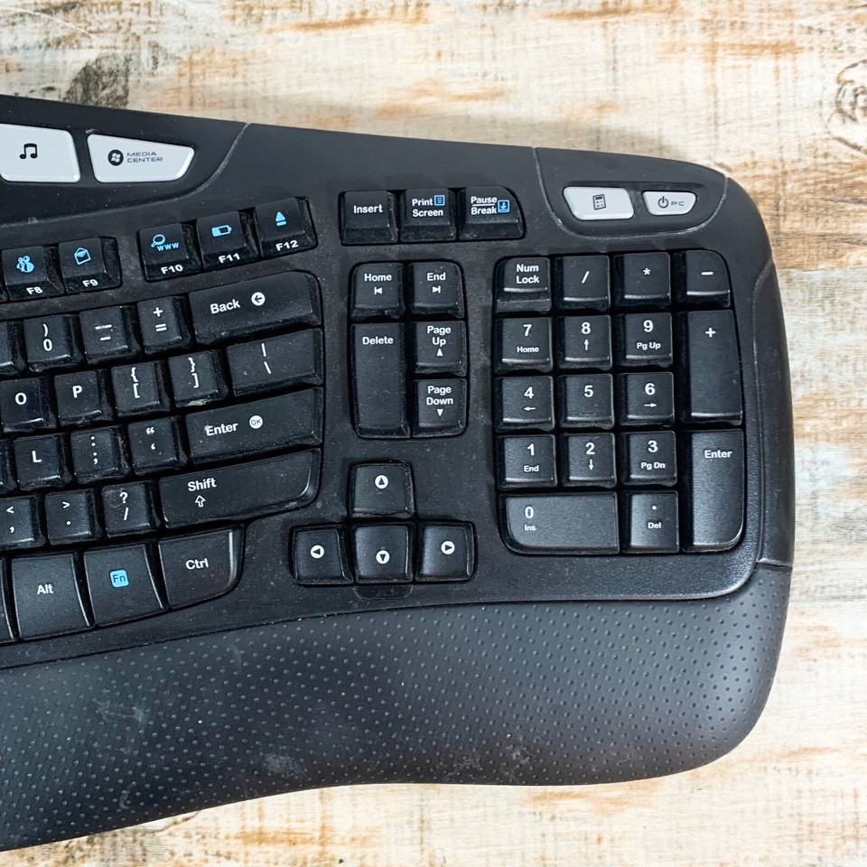 Logitech K350 Wireless Keyboard w/ USB Dongle - Tested and Working | eBay
