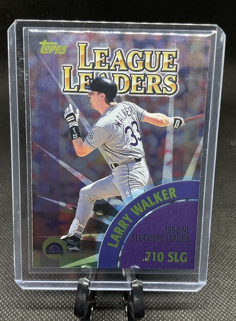 2000 Topps - League Leaders #467 Larry Walker, Manny Ramirez for sale ...