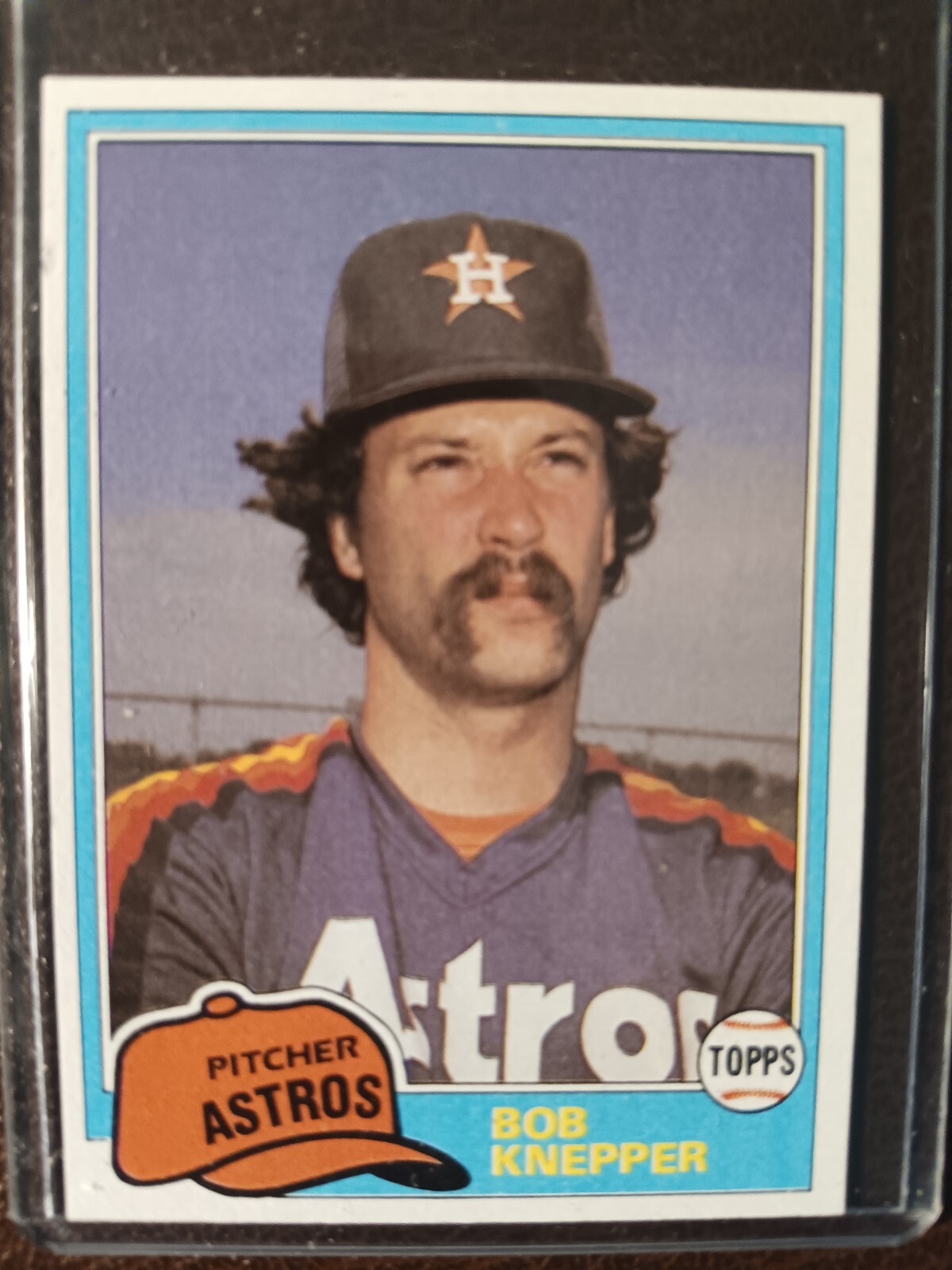 BOB KNEPPER ASTROS 1981 TOPPS BASEBALL CARD #782 | eBay