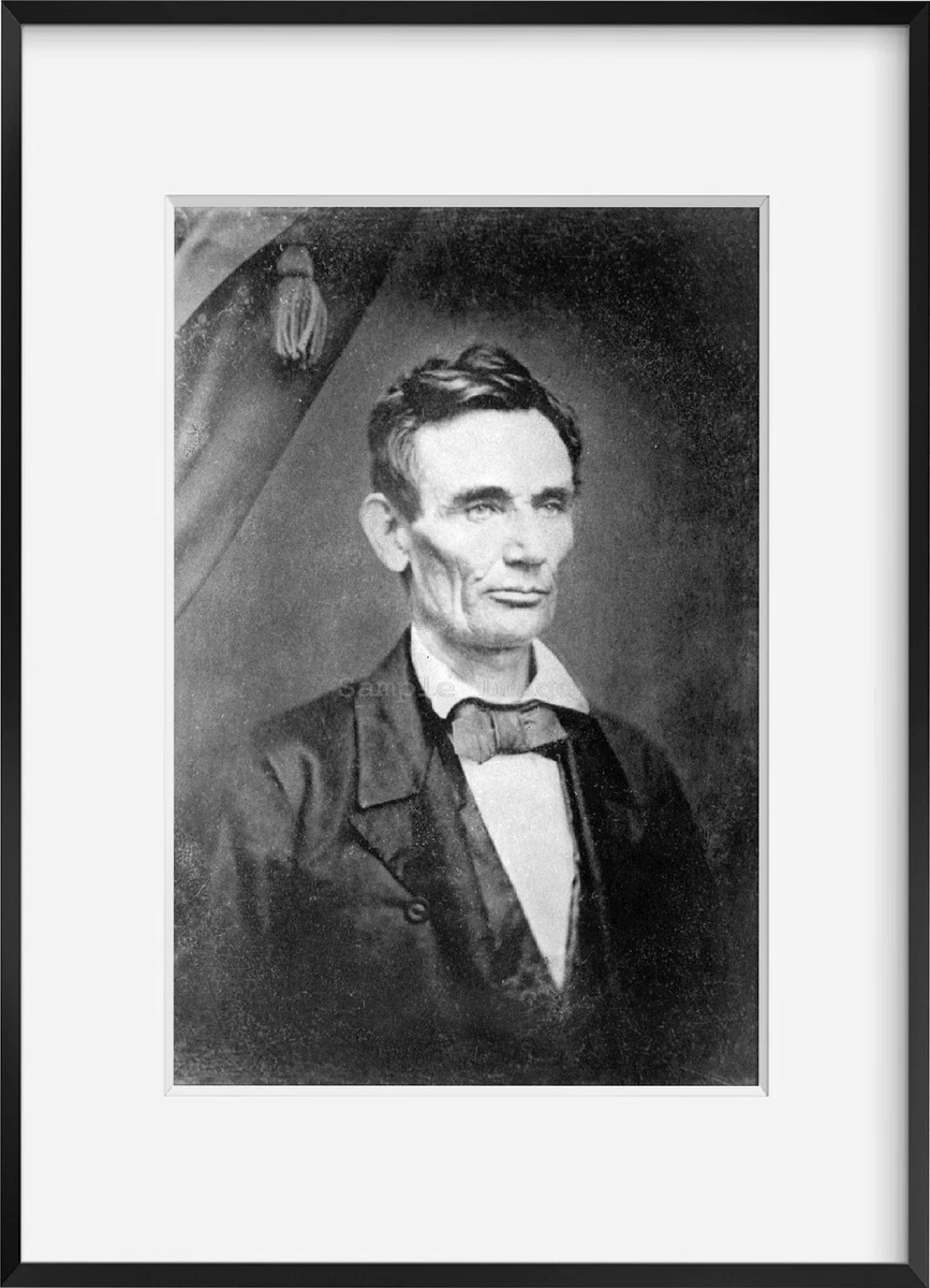 Abraham Lincoln Face Black And White