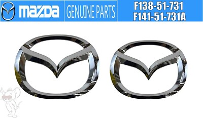 MAZDA RX-7 FD3S Genuine Front & Rear Badge Emblem Set JDM OEM SPIRIT R ...