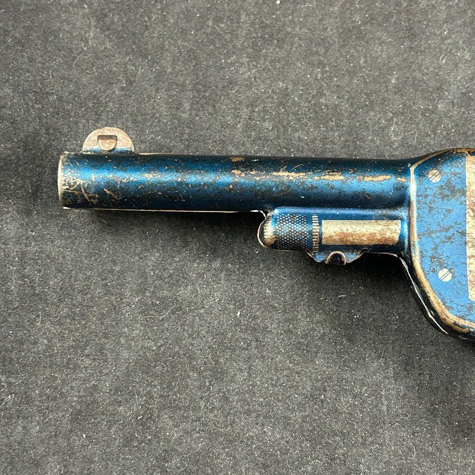 RED RANGER WYANDOTTE TOYS TIN METAL 1950s ANTIQUE VTG CLICKER TOY GUN ...