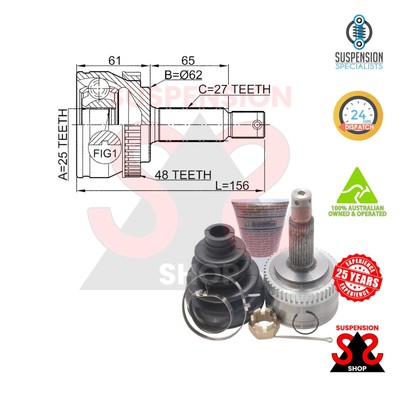 Wheel Side Cv Joint Kit, Drive Shaft Suit HYUNDAI i45 2.0 49500-2E550 ...
