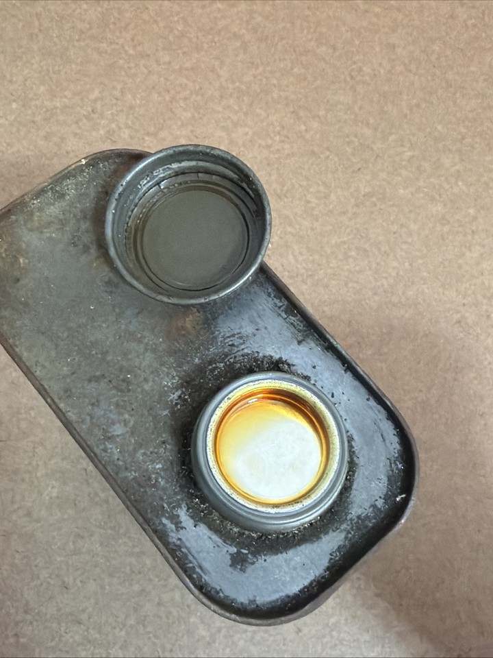 Vintage Texaco Outboard Motor Oil Metal Quart Mostly Full Can Texas ...