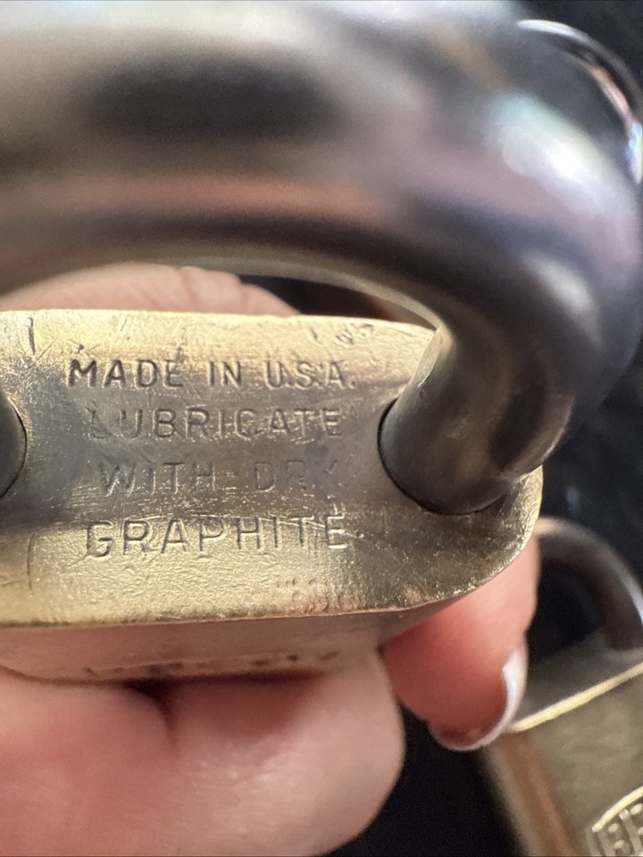 Vintage Made In USA 2 BEST &1 WALSCO ITALY Padlocks No Key | eBay