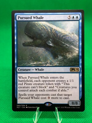 MTG - PURSUED WHALE - M21/Core Set 2021 (R) | eBay UK